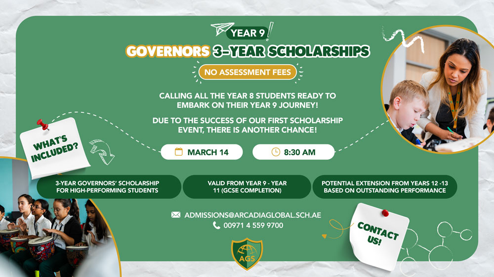 Arcadia Global School | School Admissions in Dubai